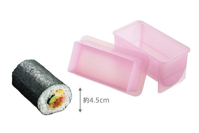 恵方巻き作りに大活躍！具材を詰めて押すだけで、簡単に巻き寿司が作れちゃいます♪ 【商品仕様】 ■サイズ：64×119×60mm ■材質：ポリプロピレン（耐熱温度120℃／耐冷温度-20℃） ■食器洗い乾燥機対応 ■日本製 ※こちらの商品は、...