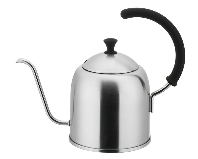 コーヒーを美味しく入れるために… お湯を細かく注ぐことができる径7mmの細口ケトル。 熱源はガス火・IH共に使えます。 【商品仕様】 サイズ／約247×125×213mm 重　量／420g 容　量／1,200ml 材　質／18-8ステンレス...