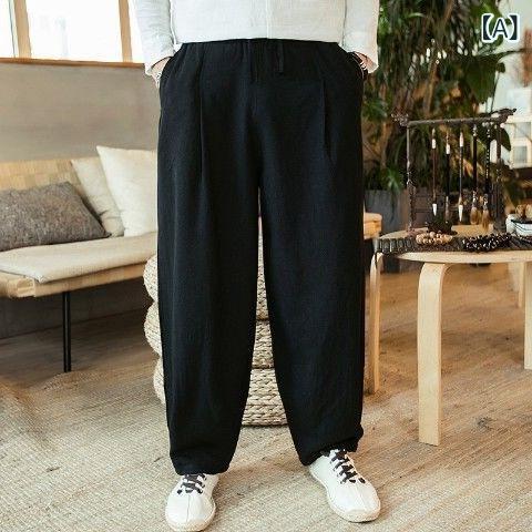 ・スタイル: 中国風・カテゴリ: 休闲裤・タイプ: 铅笔裤/小脚裤・パンツ形状: 锥型・パンツ丈: 九分・ウエスト: 高腰・柄: 純色・主な素材: 羊毛・シーン: 休闲・ディテール: 口袋装饰・伸縮性: 微弹・厚み: 普通・カラー展開: 黒...