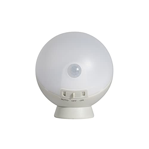 乾電池式/まる型・ペールグレー WSL001PG・・Color:ペールグレーStyle:乾電池式/まる型・サイズ:6.8x6.8x高さ6.8cm、重量:約100g乾電池除く・単4アルカリ乾電池3本使用別売・電池寿命:AUTOモード110日※...