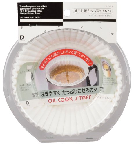 ・ホワイト C612・サイズ:約径145×高さ45mm・本体重量:約12g・素材・材質:レーヨン100%・原産国:日本説明 商品の説明 オイルクックスタッフ 油こし紙 カップ型 C612 パール金属 Amazonより ●油が注ぎやすくたっぷ...