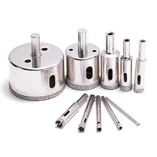 インダストリアル・シルバー 3mm/4mm/5mm/6mm/8mm/10mm/12mm/18mm/32mm/50mm ・?1 ダイヤモンドホールソー 様々な素材に穴を開けたいときに使用するホールソー。ドリルドライバーやインパクトドライバーに...