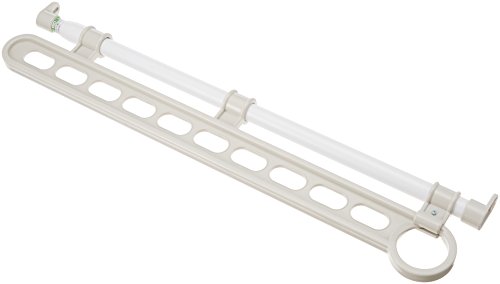 スライドタイプ・ホワイト 幅62~105×奥行3.4×高13.5cm NCS1・・Style:スライドタイプ・取付範囲:620〜1050mm。・重量:500g。・掛けられる重さ:約10kgまで。・かけられる本数:10本。説明 商品紹介 Am...