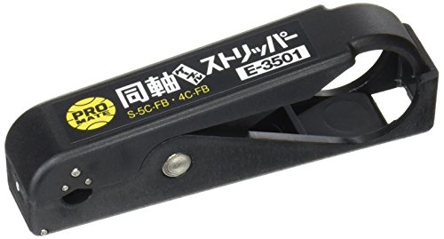 ・ E3501・全長:108mm・質量:50g・皮むき長さ:6mm・適用同軸ケーブル:S5CFB/S4CFB/5C2V/3C2V・衛星放送用ケーブル対応説明 衛星放送用ケーブルに適しています。 挟んで回すだけで簡単に皮むき。 3C2V/5C...