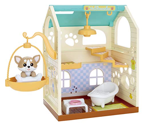 チワワとおふろのおうち・ 172×217×125mm ・・Style:チワワとおふろのおうち・こんなに小さいわんこ見たことない! 指にのせるとワンワン鳴いて目をぱちぱち! 時には舌もペロペロするとっても可愛い“ゆびわんこ・人気のチワワが付属...