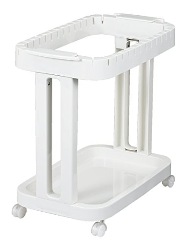 レジ袋ホルダー キャスター付・ホワイト 幅28×奥行48.5×高さ47cm WH・・Color:ホワイトSize:幅28×奥行48.5×高さ47cmStyle:レジ袋ホルダー キャスター付・サイズ:28×48.5×高さ47cm・本体重量:1...