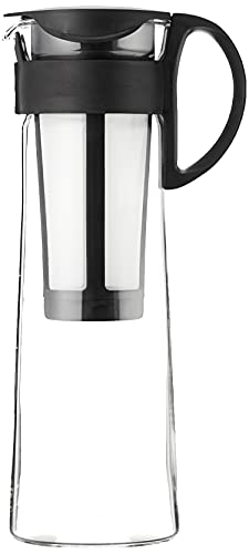 モダン・ブラック///ホワイト Mizudashi Cold Brew Coffee Pot・メーカー型番:MCP14B・bサイズ:/b 幅13.8×奥行9.4×高さ29.4cm 口径8.8cm・b材質:/b 本体:耐熱ガラス フタ・ハンド...