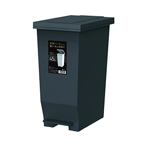 ・ブラック 45L 6302・・Size:45LColor:ブラック・サイズ:28.4×46.2×58.7cm・商品重量:2280g・材質:フタ・本体・袋止め・ペダル/ポリプロピレン、ペダルロッド/スチール、パッキン/ポリエチレン・容量:4...