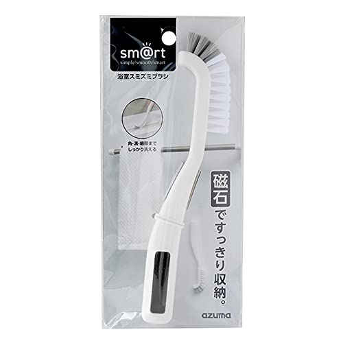 ・ホワイト 通常 smart781・壁や洗濯機にピタッ!角・溝・細部までしっかり洗える機能性に優れたブラシです。おそうじ後は浴室の壁に磁石でピタッと貼り付くので、場所を選ばず衛生的に収納できます。 ※鋼板を使用していない壁、タイルなど磁石が...