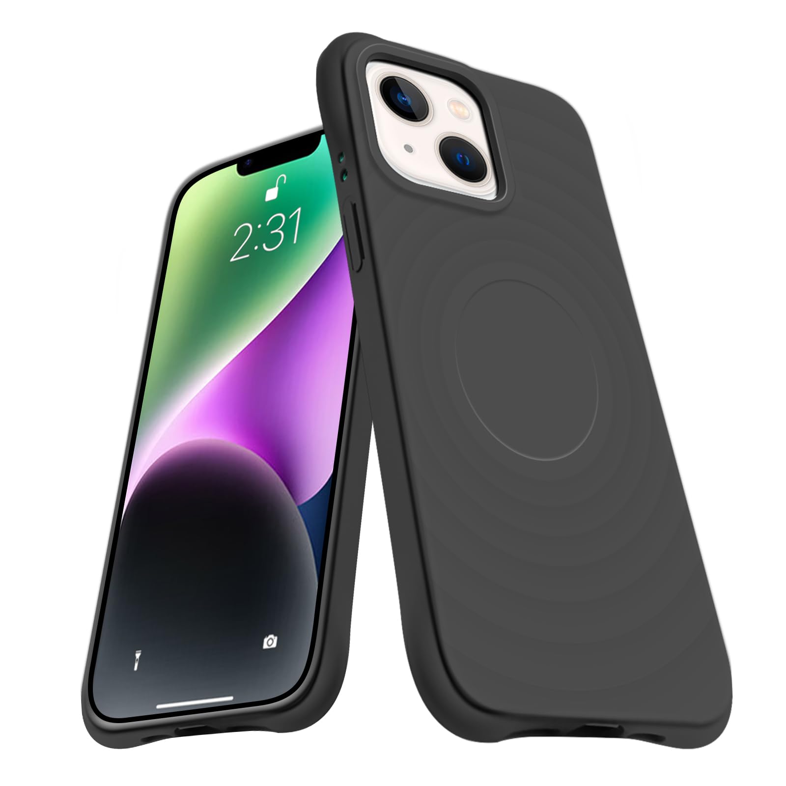 ・ブラック ihone 14 ihone 14・・ize:ihone 14olor:ブラック・対応機種ihone 14（6.1インチ）スマートフォン専用保護カバー。・強力磁気吸着裏面に磁気リングを搭載し、500の吸着力を持つ強力内蔵磁石。急...