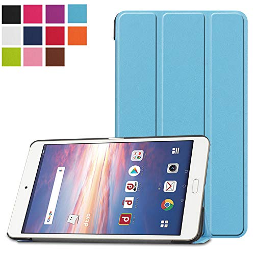 ・ライトブルー dtab opt d0K ・・ize:dtab opt d0Kolor:ライトブルー・対応機種：N docoo dtab opt d0K タブレット専用 スマートケース カバー スタンド・超軽量、超薄型を備えたケース、大切な...