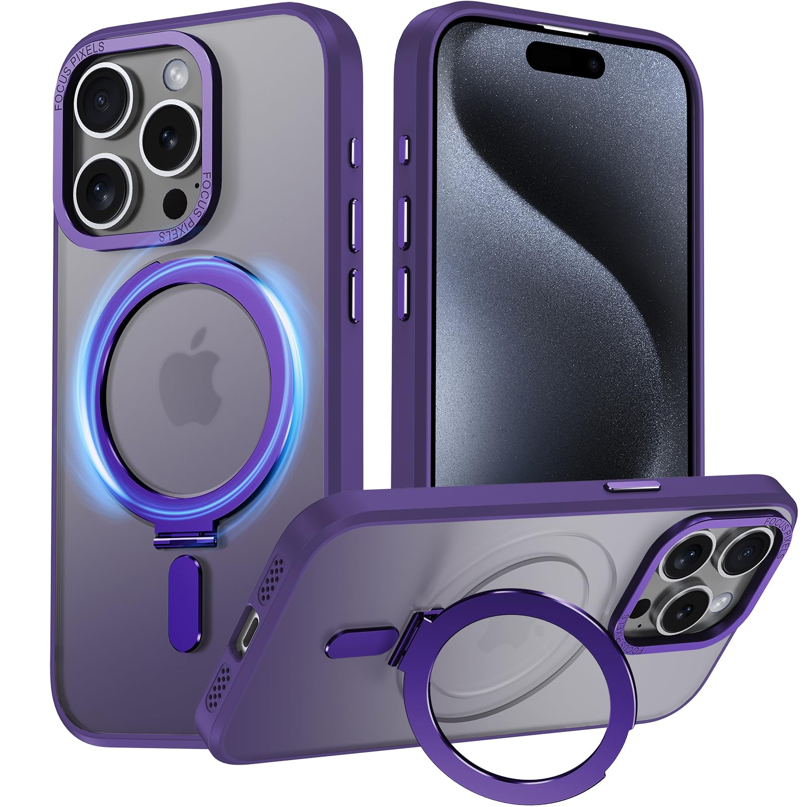 ・パープル ihone 14 G14XZ・・ze:ihone 14lor:パープル・対応電話モデルihone 14（6.1インチ）専用 Maafe対応 スマホケース。ご注意：本製品を装着したまま、ワイヤレス充電可能です。・Maafe対応超世...