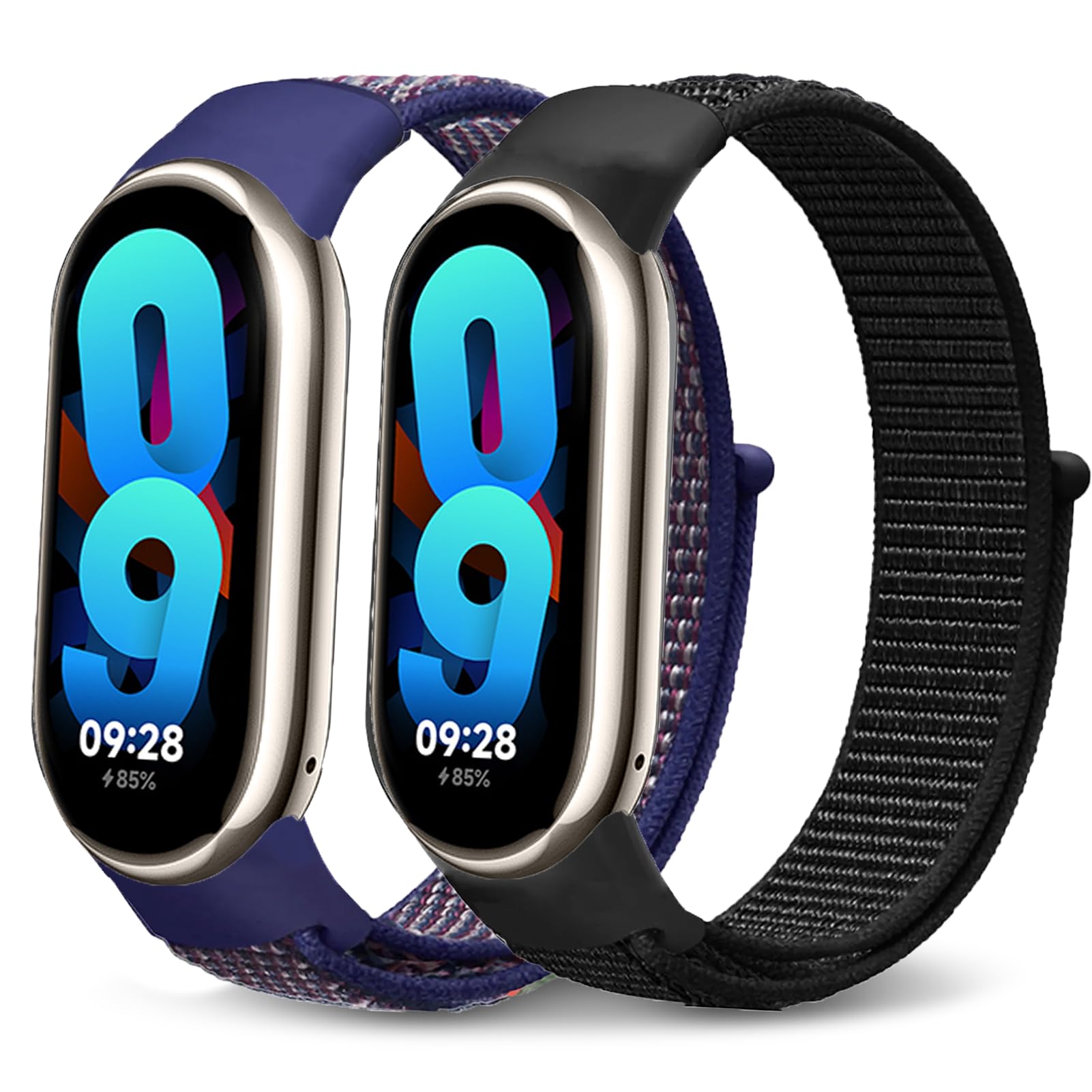 クラシック・ブラック/インディゴ ・・lor:ブラック/インディゴ・対応機種コンパチブル Xiaoi Band 9/8コンパチブル シャオミ スマートバンド9/8 替えバンド に対応しています。・長さ調整可能コンパチブル xiaoi s b...