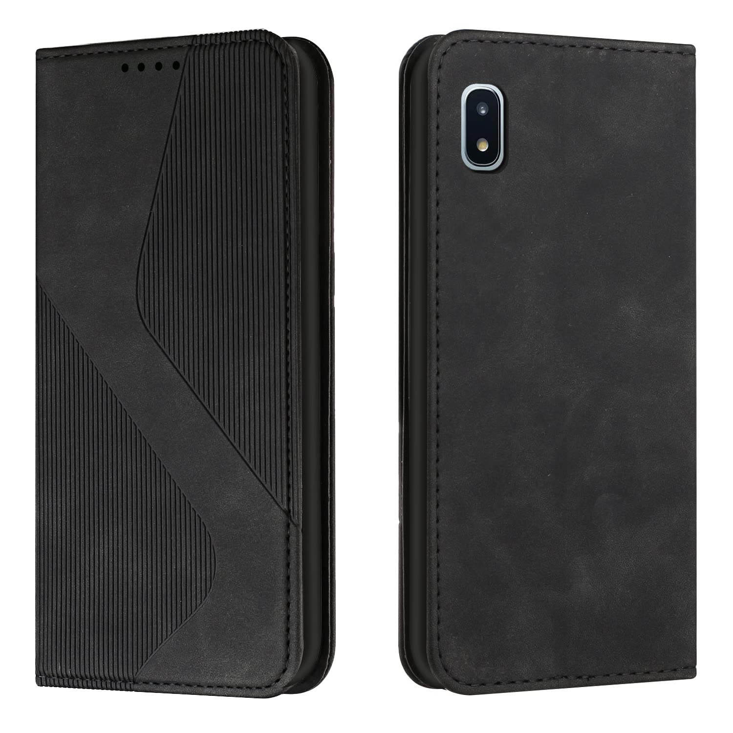 手帳型・ブラック Galaxy A0/A1（4A 0M/V46 V49） ・・ze:Galaxy A0/A1（4A 0M/V46 V49）lor:ブラック・対応機種： Galaxy A0 /A1 （4A 0M V46 V49） 5.8専用携...