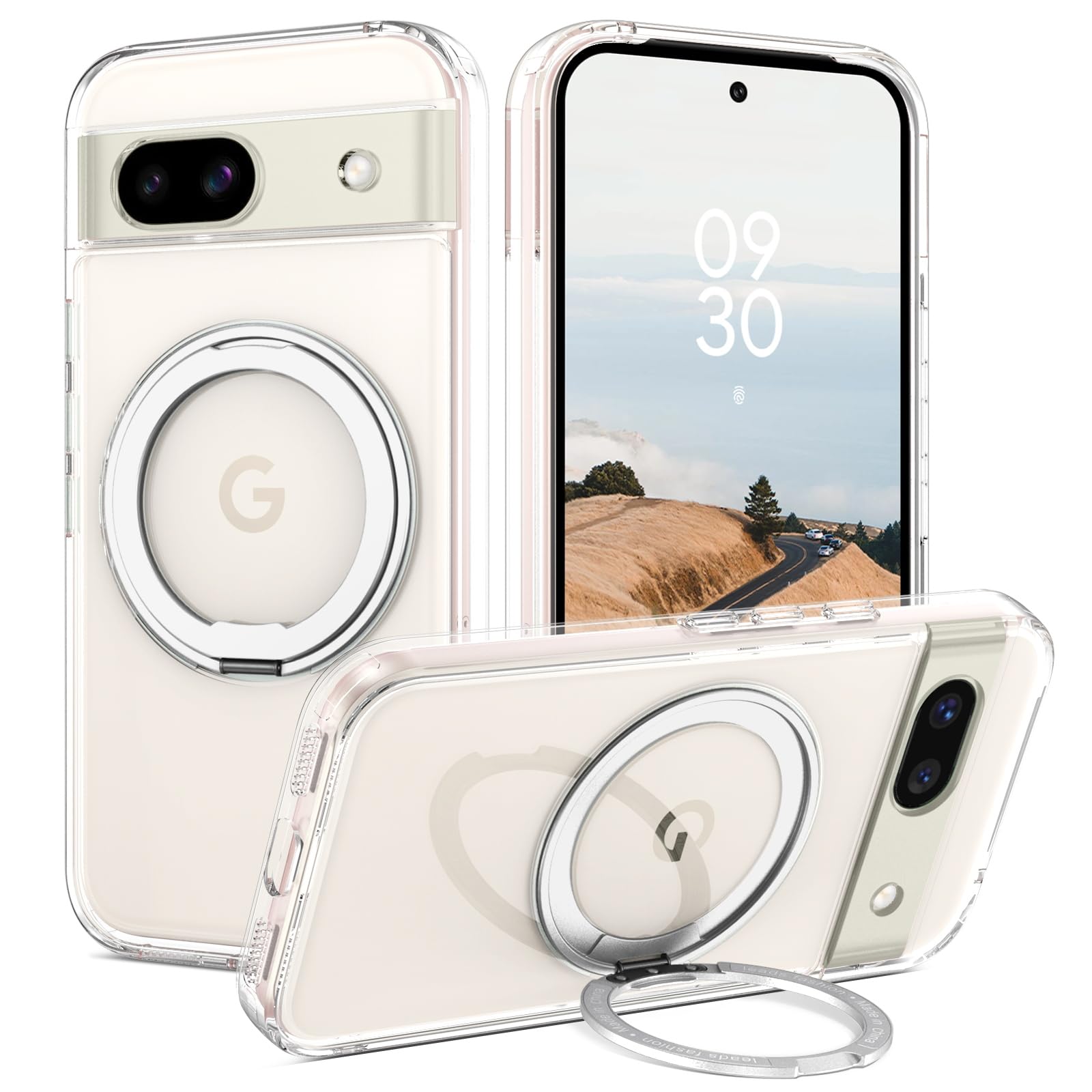 ・クリア Goole ixel 8a ・対応機種 このスマホケースはGoole ixel 8a 04 用に設計されています。ご購入する前にまずはお使いの機種をご確認ください。ガラスフィルムなし）・優れた素材+Uこのスマホケースは高品質の（ポ...