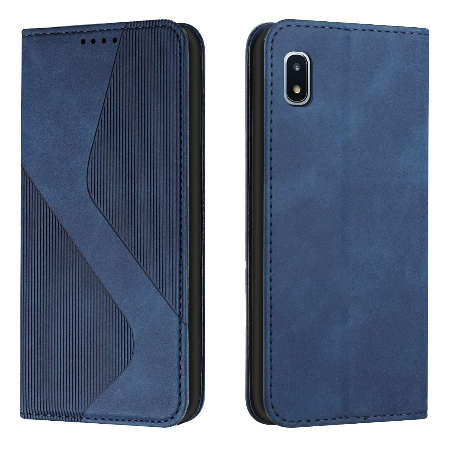 手帳型・ブルー Galaxy A0/A1（4A 0M/V46 V49） ・・ze:Galaxy A0/A1（4A 0M/V46 V49）lor:ブルー・対応機種： Galaxy A0 /A1 （4A 0M V46 V49） 5.8専用携帯ケ...