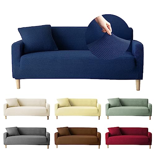 ・ブルー 90140cm ・・:ブルーze:90140cm・様々なソファにピッタリソファーカバーサイズ：1人掛け：90140cm、2人掛け：145185cm、3人掛け：190230cm、4人掛け：235300cm。パッケージ内容：ソファーカ...