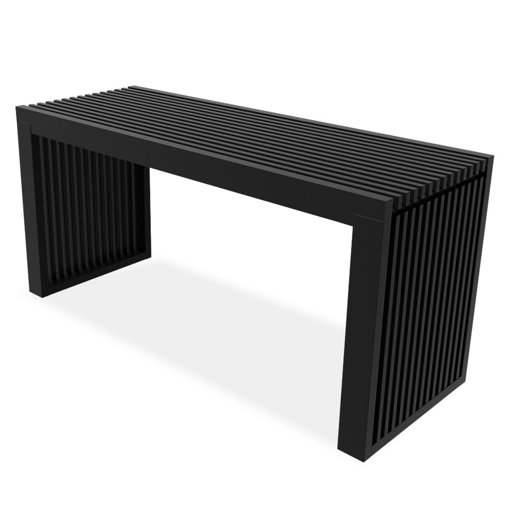 和風・ブラック re ・・:ブラックze:re・環境にやさしい天然竹 100％無垢の竹から作られたダイニングベンチは、屋内外を問わず、どんなインテリアにもマッチするナチュラルな仕上がりが自慢です。・頑丈なベンチ快適な2人掛けで、200KGま...