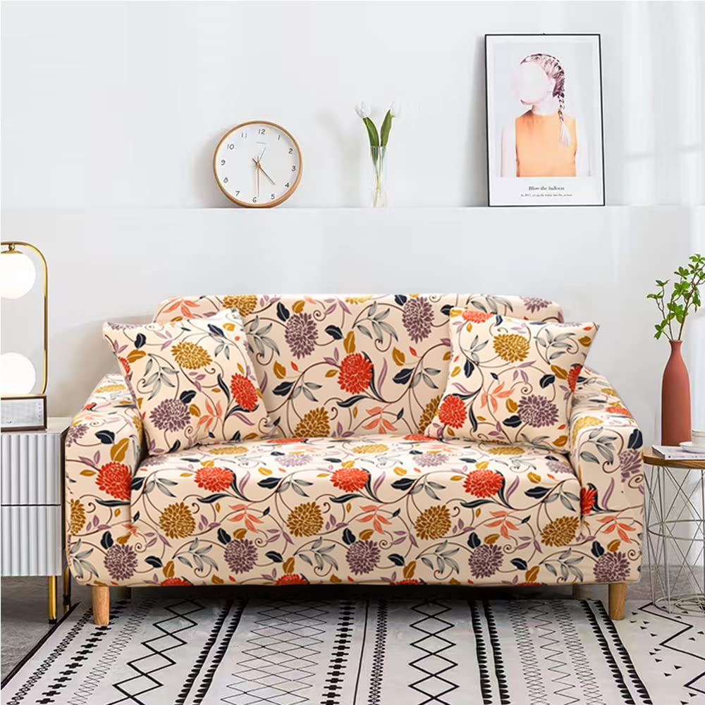 ・フラワーA 3人掛け ・・:フラワーAze:3人掛け・サイズ1人掛け：90140cm、2人掛け：145185cm、3人掛け：190230cm、4人掛け：235300cm パッケージにあるもの：ソファーカバー、クッションカバー2枚付 、スポ...