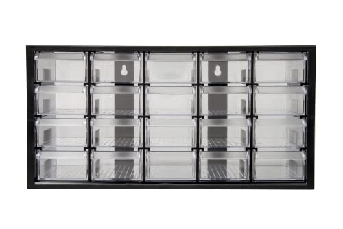 キャビネット 工具箱・黒い Mサイズ20引き出し A9520BK・・ze:Mサイズ20引き出し:黒い・??小物収納の多様性: の小物収納ケースは、ホワイトとブラックの2つのカラーバリエーションが用意されています。そのため、インテリアや環境に...