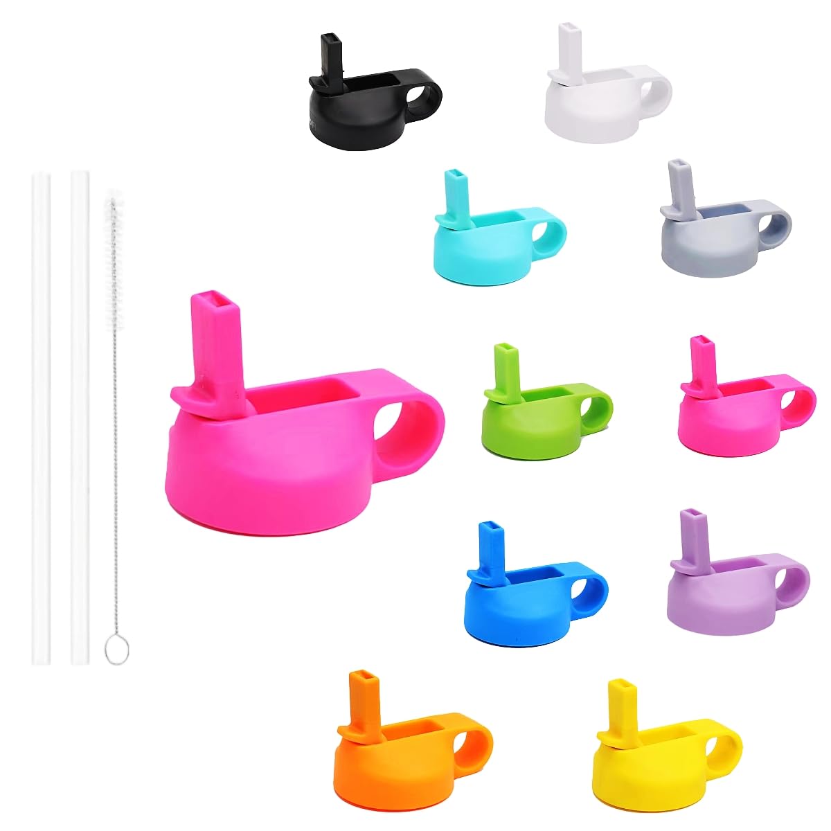 ・ピンク ・・:ピンク・高品質の食品グレードの肥厚素材、ホルムアルデヒドなし、独特の臭いなし、高温耐性、衛生的で健康的。・12オンス、16オンス、18オンス、20オンス、32オンス、40オンス、64オンスサイズの複数のブランドの広口魔法瓶と...