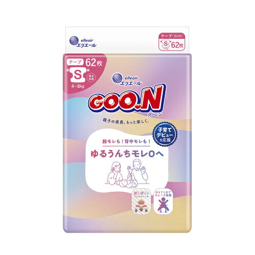 ※商品リニューアル等によりパッケージ及び容量は変更となる場合があります。ご了承ください。ぽこぽこシートと吸収体ででゆるうんちやおしっこも吸収おむつ替え装着ガイドでつけやすい。エリエール贅沢保湿と同じ成分配合全面通気性 名称 ベビー用紙おむつ...