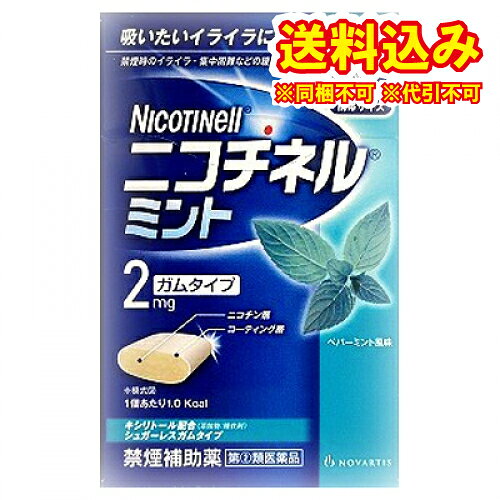 この商品は医薬品です、同梱されている添付文書を必ずお読みください。※商品リニューアル等によりパッケージ及び容量は変更となる場合があります。ご了承ください。ニコチネル ミントはタバコをやめたい人のための医薬品です。禁煙時のイライラや集中困難な...