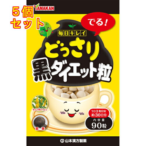 1個3個セット※商品リニューアル等によりパッケージ及び容量は変更となる場合があります。ご了承ください。内側からきれいにスッキリしたい。好評のどっさり黒ダイエットシリーズに手軽な粒登場。 名称 サプリメント 内容量 90錠 使用方法・用法及び...