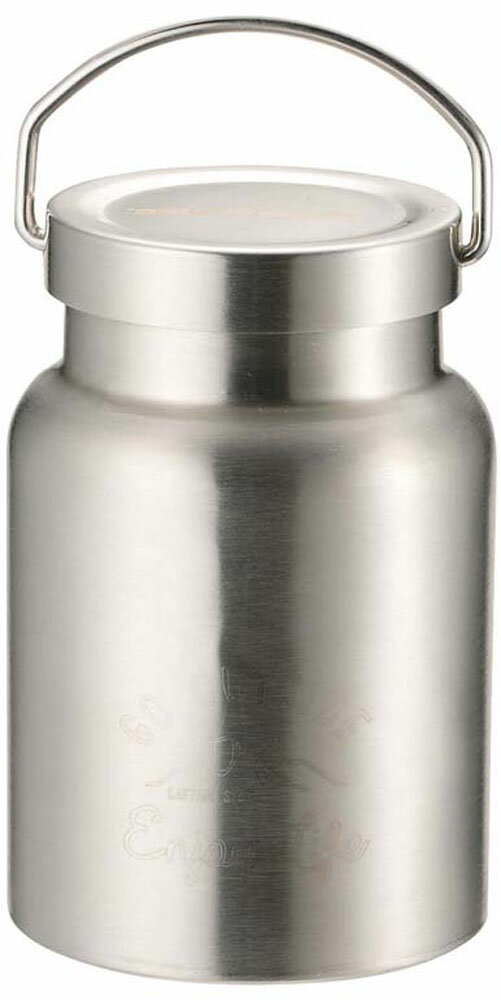 真空二重構造で保温・保冷が可能なフードポットです。取り扱いが簡単なスクリュー栓で、持ち運びに便利なハンドル付き。◯アクセサリー実容量：0.4L保温効力：65度以上（6時間）保冷効力：12度以下（6時間）材質：内びん＝ステンレス銅、胴部＝ステ...