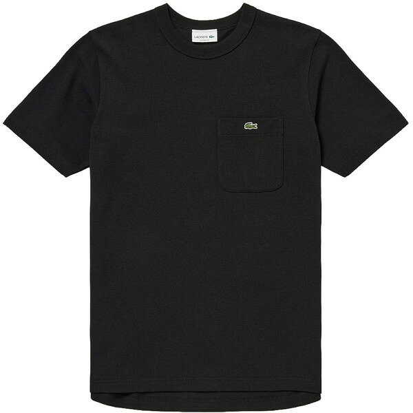 左胸にクロックエンブレムを備えたパッチポケット付きクルーネックTシャツ。ベーシックな出で立ちながら、ラコステらしい鹿の子地使いや、適度にゆとりのあるクラシックフィットシルエット、後ろ身頃を長く採ったダックテールなど、細部のデザインで違いを演...