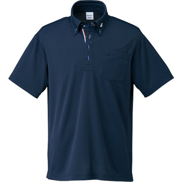 移動着として大活躍するチーム対応ポロシャツ。ボタンダウン採用。もちろん吸汗速乾に優れて快適です。◯ポロシャツ素材：バードアイメッシュ（ポリエステル100％）機能：吸汗速乾原産国：中国【02701000000000000】【030023007...