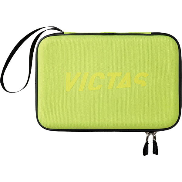 VICTASロゴをさりげなくプリントしたミニマルなデザインのハードラケットケース。◯ケースポリエステル(EVA)W17.5×H28×D5cm中国 【03001330400000000】【02905100000000000】