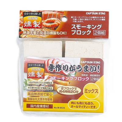◯アクセサリー●メーカー品番：M－6535●サイズ（約）：55×105×厚さ30mm（1ブロック）●重量（約）：100g（1ブロック）●材質：サクラの木、ブナの木、ナラの木、カエデの木●燻煙時間（約）：ワンブロック130分※使用状況により異...