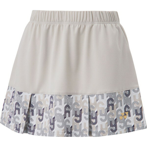 いつものテニスライフをファッショナブルに彩る「Y」のモノグラム柄。ワンカラー部とモノグラム部分の切り替えで大人な遊び心あふれるデザイン。※プリント生地の都合上、柄の見え方が実際と異なる場合があります。※大会によっては主催者に着用確認をいただ...