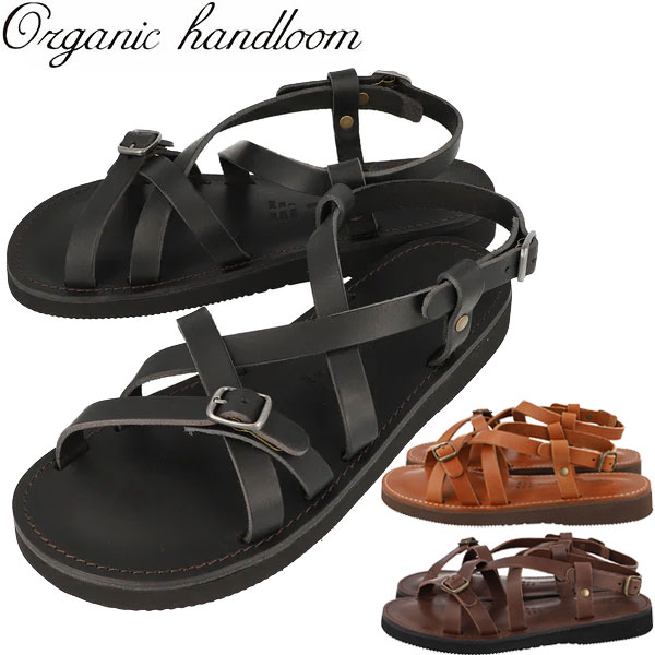 オーガニックハンドルーム定番のクロスストラップサンダル【GAYA】 複数のストラップで足を覆いフィット感のある履き心地。 流行り廃りの無いデザインで足元を品良く見せ、どんなスタイルにも合わせやすいモデル。 ・履きこむほどに足になじむ良質なレ...