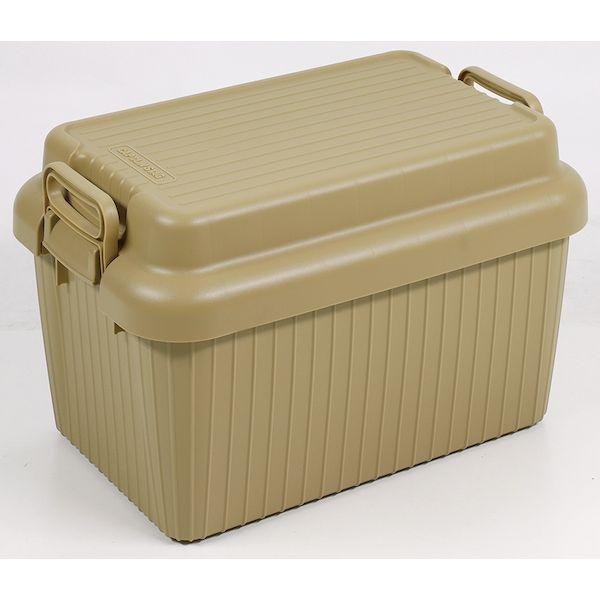 【商品説明】●軽くて頑丈♪持ち運べる収納ボックス！●簡易的な腰掛にも●付属のグリップシートを貼ると、蓋を本体に安定してかけられます●日本製●有効内寸：480×290×高さ290mm●容量：約47L●材質/本体：ポリプロピレン　グリップシート...