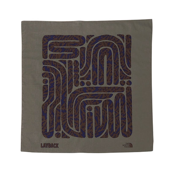 スカーフや風呂敷として使えるサイズ感 サイズ：65×65cm 素材：綿100％ カラー：SP/スモークドパール【03005060000000000】【02302000000000000】