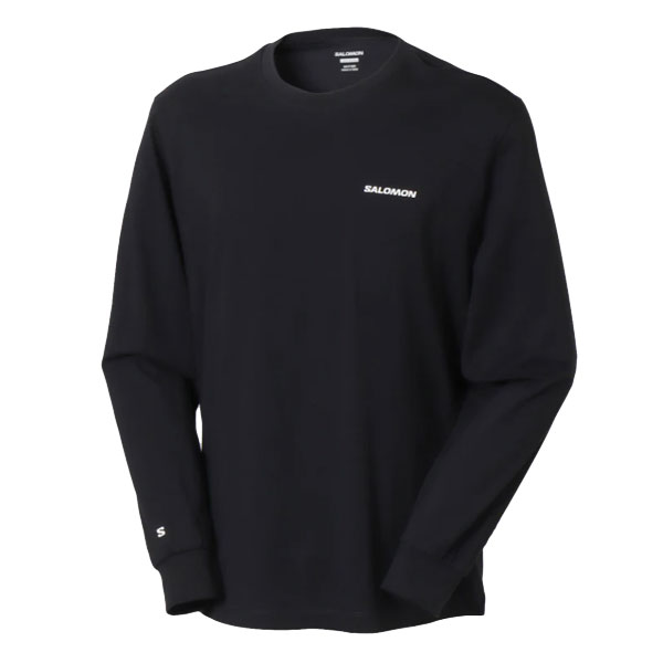 Salomon ロゴを配した、ロングスリーブの　Salomon Logo T シャツ。通気性に優れた心地よい肌ざわりの柔らかなオーガニックコットンを使用しています。 Salomon のロゴ 胸にシンプルな Salomon ロゴを配しました。...