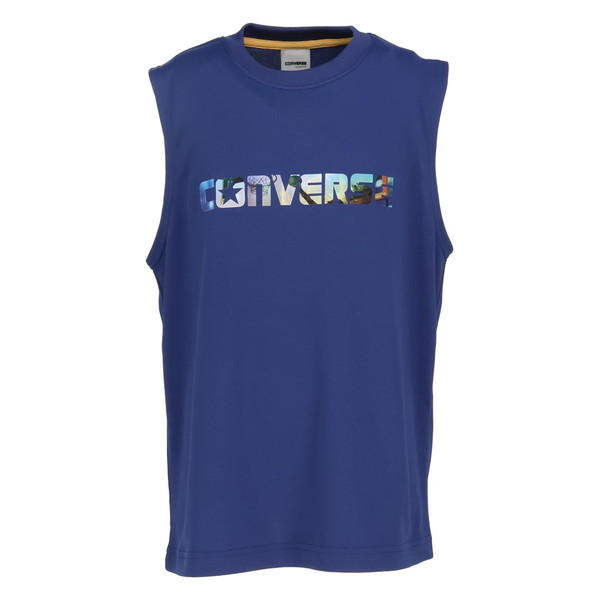 左右角度を変えるとデザインが変わる3D転写プリントノースリーブシャツ。柔らかな肌触りに吸汗速乾を兼ね揃えたスポーツ向けアイテムです。 素材：リバースメッシュニット2（ポリエステル100%） 原産国：中国【02904020200000000】...