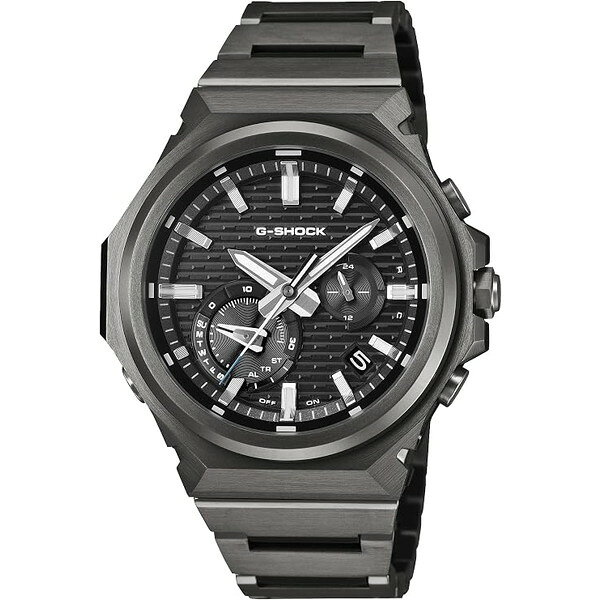 G-SHOCKのタフネス構造と機能美を受け継ぎつつ研ぎ澄まされたミニマルな表現で再構築したSLEEK STYLEです。ロゴを排したベゼルは光の角度で表情を変え豊かな質感を演出。ステンレススチール製のバンドにはヘアライン仕上げとミラー仕上げを...