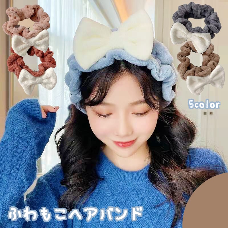 ふんわり肌触りが気持ちいい洗顔用ヘアバンド。 普段使い・お家時間のリラックスタイムに◎ 朝も夜もふわもこにかわいく癒されます♪ 【サイズについて】 画像をご参照ください。 【カラーについて】 生産ロットにより柄の出方や色の濃淡が異なる場合が...