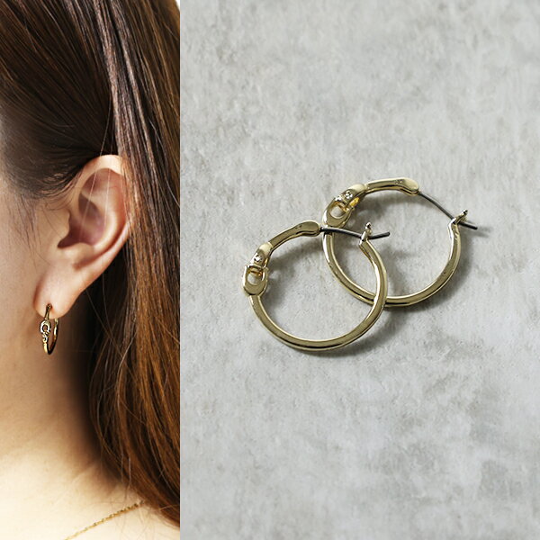 タグ #Coach #イヤリング・ピアス お買物について-必ずお読みください (新しいウインドウで開きます)Coach コーチ ピアス Interlinked C Hoop Earrings 37408160 レディース フープピアス アク...