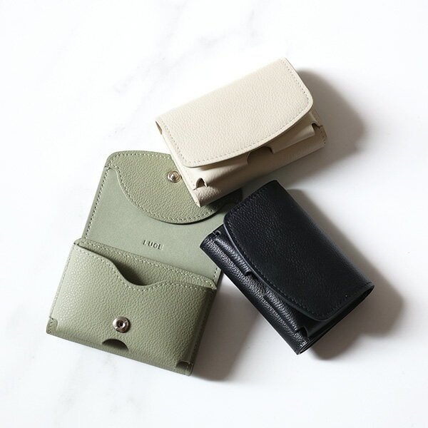 タグ #LUCE #財布・カード入れ お買物について-必ずお読みください (新しいウインドウで開きます)レディース メンズ ミニ財布 折りたたみ財布 小銭入れあり コンパクト レザー ユニセックス 商品説明 柔らかくしなやかな牛革レザーを使...