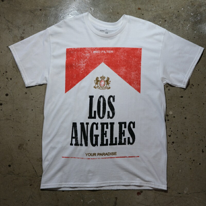 Los Angeles GraphicyT-Shirt ■カラー： WHITE ■素材： コットン ■商品： ”Los Angeles GraphicyT-Shirt ”デザインがプリントされたTシャツ。 肩幅 身幅 着丈 袖丈 M 47c...