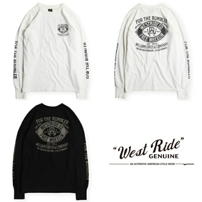 【WESTRIDE　PT.L.TEE.26-01】 ■素材： ORIGINAL HEAVY WEIGHT No.14 COTTON 100% ■商品： 春夏用L/S TEEとしてリリースする、S/S TEEと同じ14番単糸を使用した長袖TE...