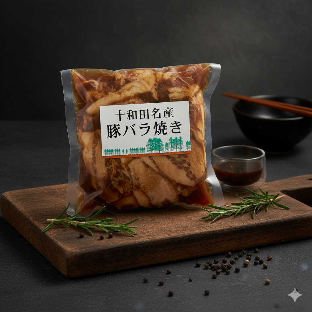 ■　商　品　説　明　■ 項目 説明 加工地 青森県十和田市 商品名 十和田名物バラ焼き 特長 ご飯のおかずに最適！ 食べ盛りのお子さんにもおすすめ！ 原材料 説明 保持期間：冷凍保存・発送後約1カ月 原材料名:豚肉（青森県産） タレ（醤油・...