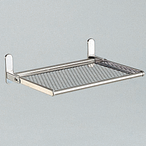 特　長 折りたたみのできるネット棚。 濡れたものを置いても大丈夫。 キッチンやバスルームにピッタリです。 　 耐荷重 5kg サイズ 幅307×奥行246×高さ90mm 材　質 ステンレス メーカー名 株式会社田窪工業所 ※品質向上のため予...