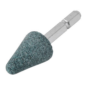 特　長 ガラス、石材、貝殻、陶器、超硬チップ等の削りに。 シリコン砥粒を使用。 切れ味が良く目づまりが少ないのが特徴です。 削る。 仕　様 用途：ガラス、石材、貝殻、陶器、超硬チップ等の削り サイズ：19mm×28mm 六角軸：6.35mm...