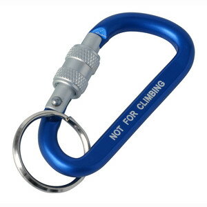 用　途 簡単なモノの引っ掛けや保持、キーホルダー代わりに。 仕　様 ・サイズ（約）：太さ6mm×全長60mm ・カラー：ブルー ・ナット付 ・リング付 注　意 本品は登山・クライミング用ではありません。 登山・クライミングには絶対に使用しな...
