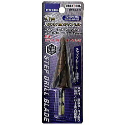 商品名 GREATTOOL 11段ステンレス用ステップドリル [GTSS-624] 特 徴 インパクト対応。 ステンレス板、薄鉄板、アルミ等の穴あけが出来ます。 チップブレ−カ−機能付。 溝（サイズ10mm）を施すことにより、使用時に発生す...